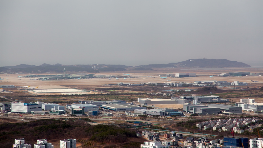 Incheon Airport Aerial View image - Free stock photo - Public Domain ...