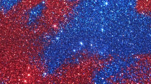 Glitter Background 4k Footage Blue Red Stock Footage Video (100% ...