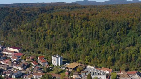 Aerial View City Schopfheim Germany On Stock Footage Video (100% ...