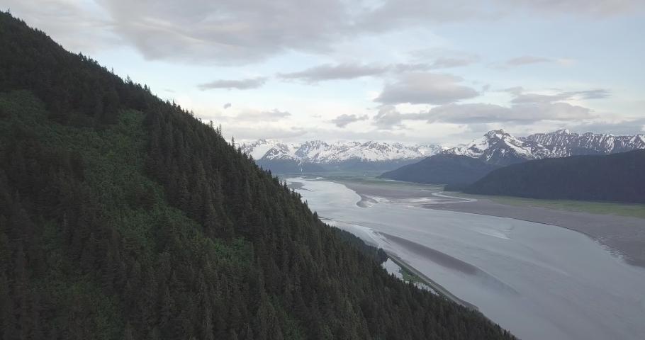 Chugach Mountains in Anchorage, Alaska landscape image - Free stock ...