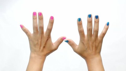 Human Hands Back Front Illustration Stock Vector (Royalty Free ...