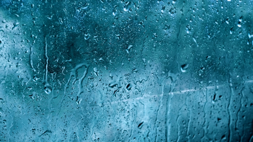 Wet Glass Overlay. Rain Shower. Stock Footage Video (100% Royalty-free ...