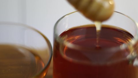 bottle maple syrup pouring slow motion Stock Footage Video (100% ...