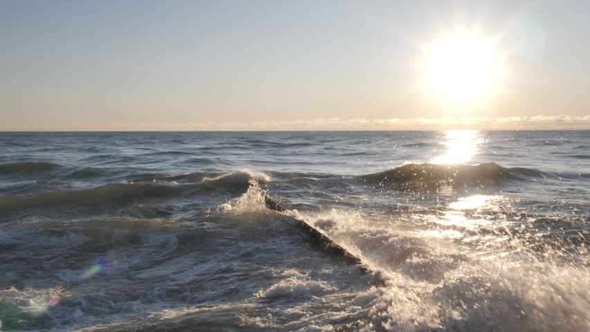 Landscape and Seascape of the great lakes and beach in Michigan image ...