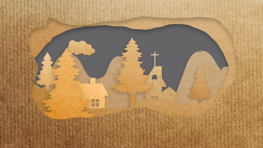 Pine Paper Cut Stock Video Footage - 4K and HD Video Clips | Shutterstock