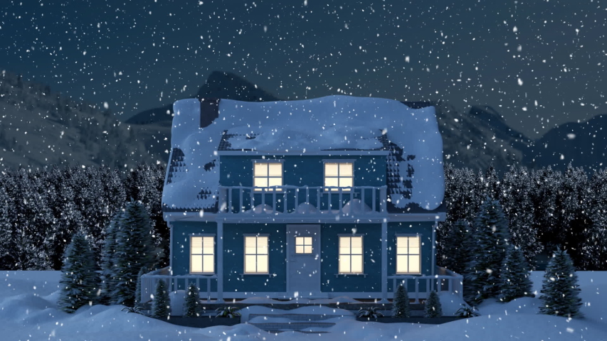 Animation of House, Countryside and Stock Footage Video (100% Royalty ...