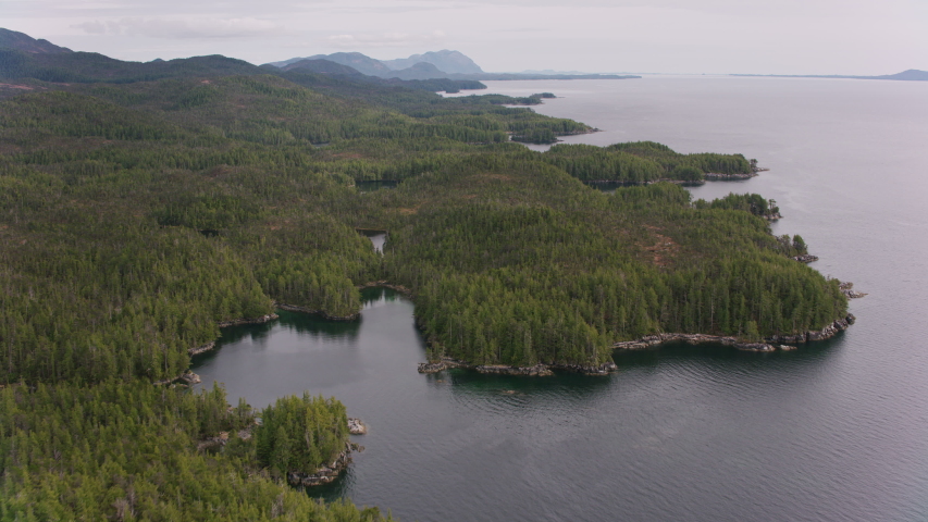 british columbia circa-2018 flying over inlets Stock Footage Video (100 ...