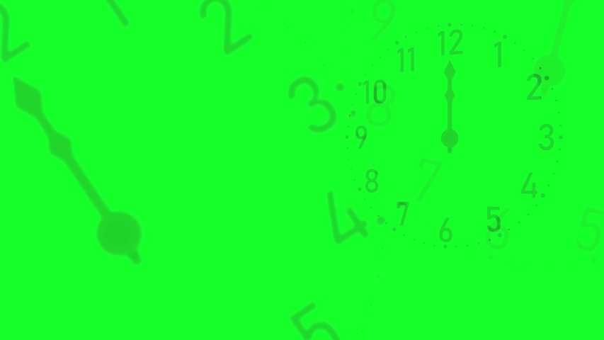 Timelapse Clocks On Green Screen Stock Footage Video (100% Royalty-free ...