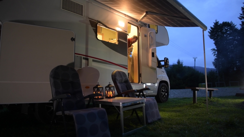 Camping Tent Caravan Stock Video Footage - 4K and HD Video Clips ...