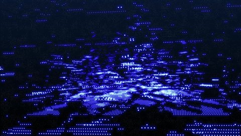 Camera Movement Through 3d Space World Stock Footage Video (100% ...