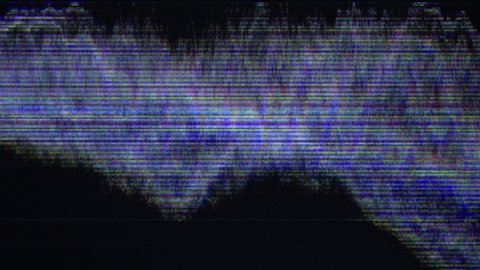 Digital Pixel Noise Glitch Art Effect Stock Footage Video (100% Royalty ...