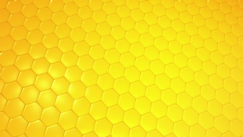 Honeycomb Animated Waving Hexagonal Pattern Stock Footage Video (100% ...