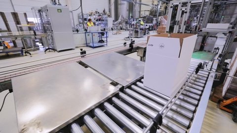 View Engine Oil Filling Assembly Rows Stock Footage Video (100% Royalty ...