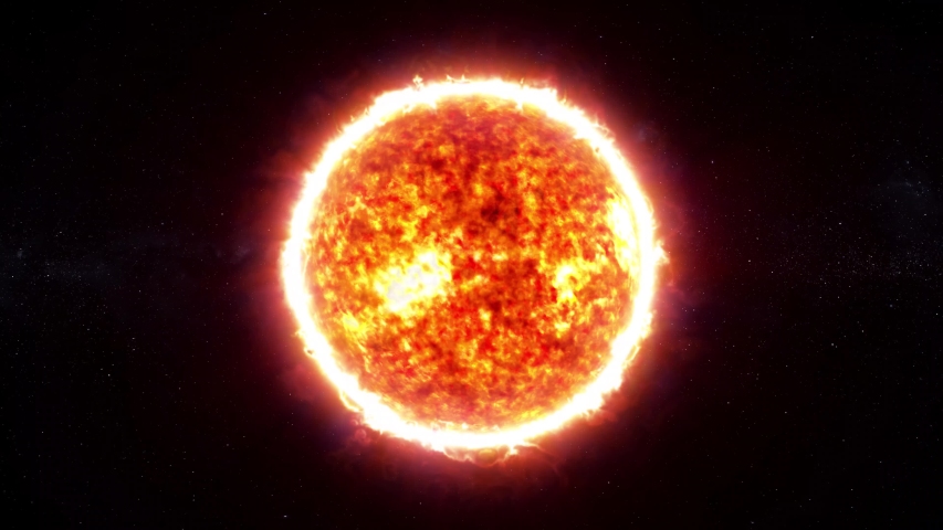 sun space rotating animation clip contains Stock Footage Video (100% ...