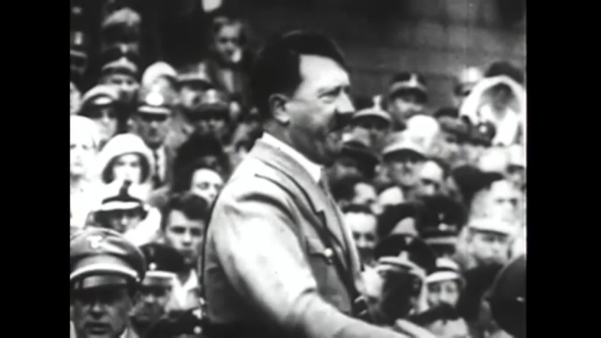 Circa 1933 - Hitler Gives Stock Footage Video (100% Royalty-free ...