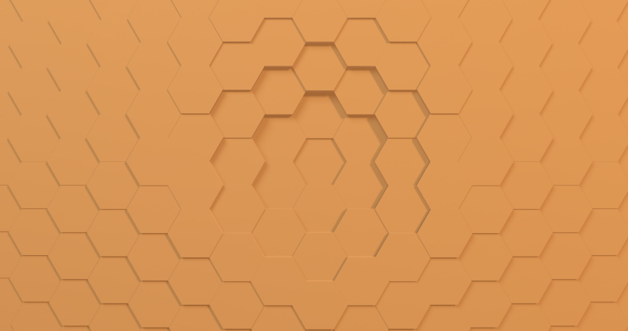 Bright Yellow 3d Animation of Stock Footage Video (100% Royalty-free ...