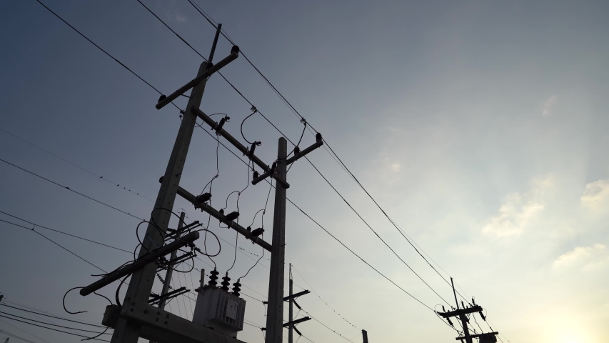 Power lines pole junction image - Free stock photo - Public Domain ...