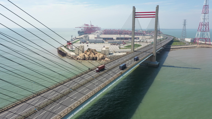Donghai Bridge Stock Video Footage - 4K and HD Video Clips | Shutterstock
