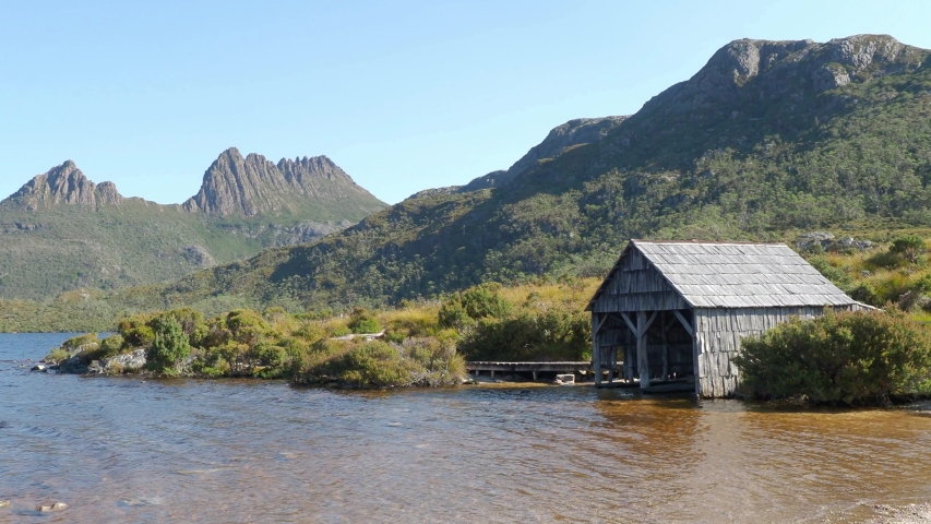 Mountains and lake landscape in Tasmania, Australia image - Free stock ...