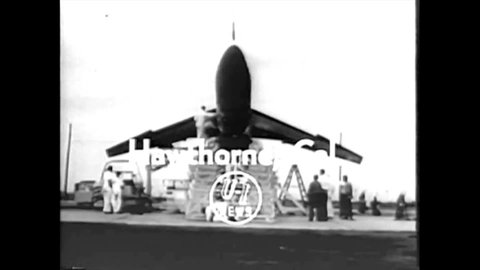 Circa 1950s First Footage Guided Missile Stock Footage Video (100% ...