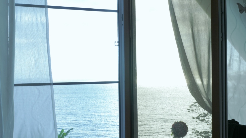 From the Window Overlooking the Stock Footage Video (100% Royalty-free ...