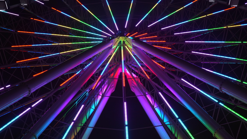 Radiating Rainbow Spirals of Light Stock Footage Video (100% Royalty ...