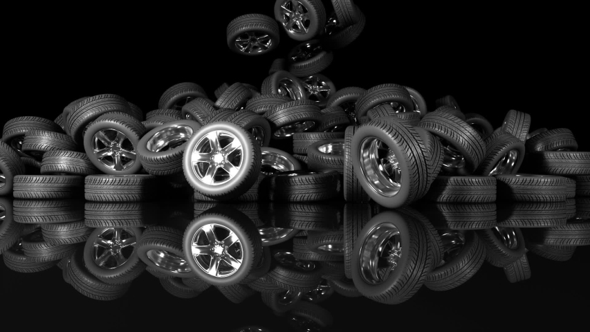 car wheels piling into big pile Stock Footage Video (100% Royalty-free ...