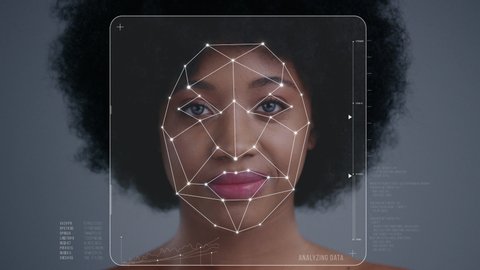 Face Id 3d Face Detection Facial Stock Footage Video (100% Royalty-free ...