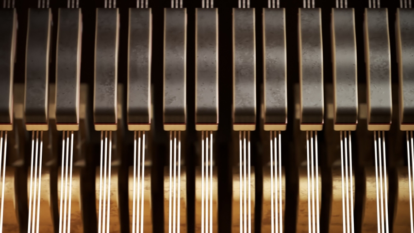 Grand piano wire Stock Video Footage - 4K and HD Video Clips | Shutterstock