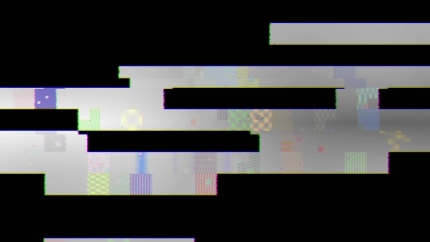 animated video broken screen glitch effect Stock Footage Video (100% ...