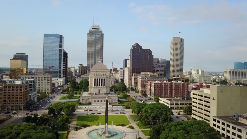 Capital Building and Cityscape in Indianapolis, Indiana image - Free ...