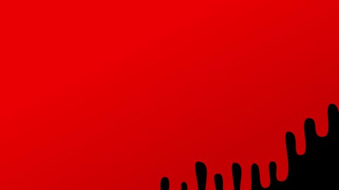 2d Red Blood Filling Screen Transition Stock Footage Video (100% ...