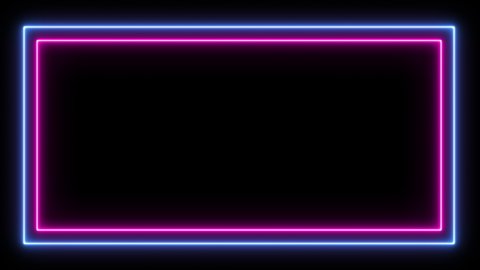 Neon Glowing Lighting Colors Seamless Loop Stock Footage Video (100% ...