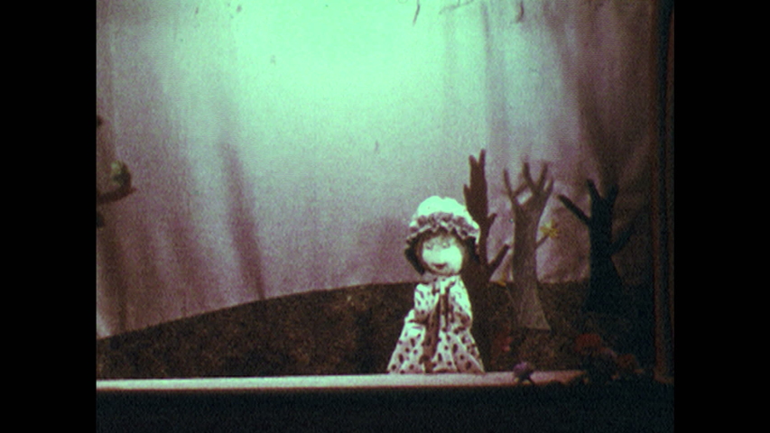 1950s hand puppet woman performs on Stock Footage Video (100% Royalty ...