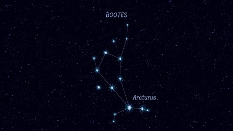 Bootes constellation Stock Video Footage - 4K and HD Video Clips ...