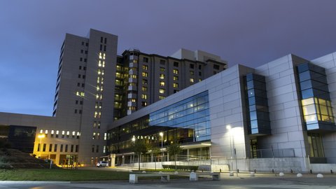 Generic Health Care Hospital Exterior Building Stock Footage Video (100 ...
