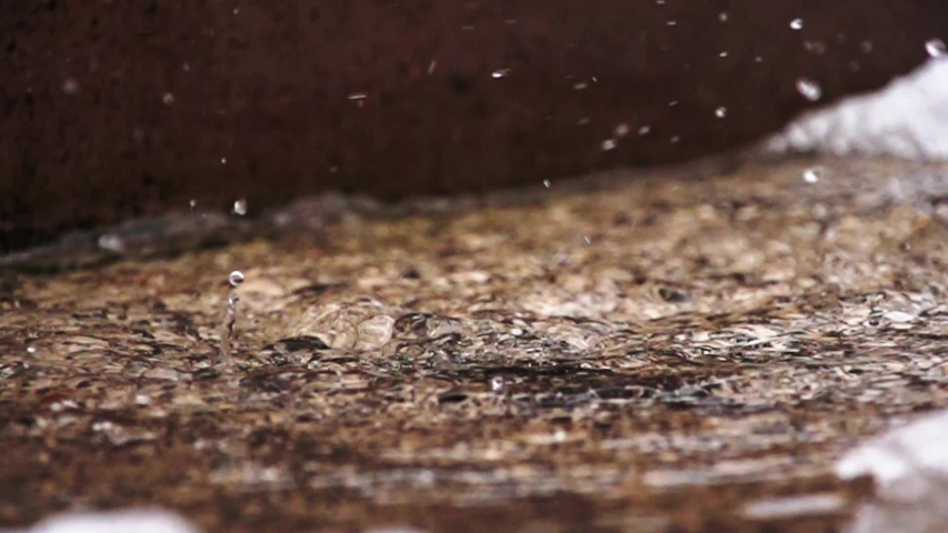 splashes water drops slow motion Stock Footage Video (100% Royalty-free ...