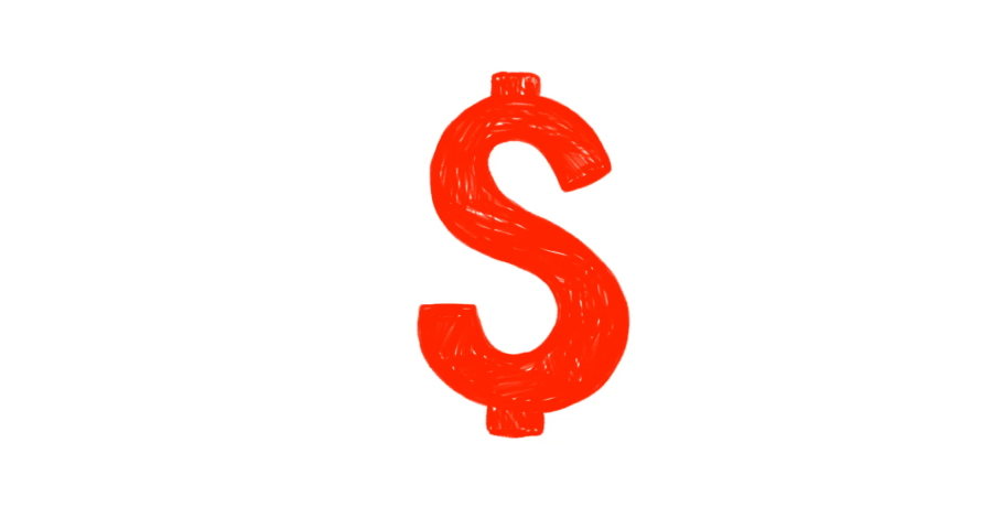 dollar sign frame by animation Stock Footage Video (100% Royalty-free ...