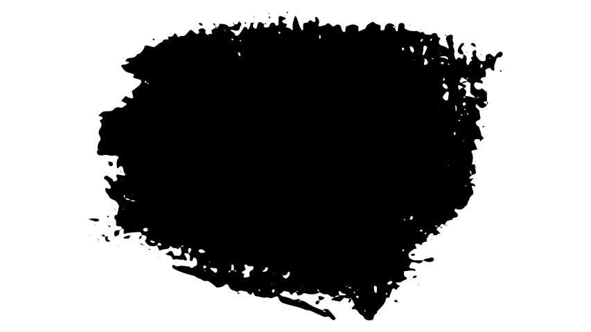 hand drawn ink brush stroke alpha Stock Footage Video (100% Royalty ...