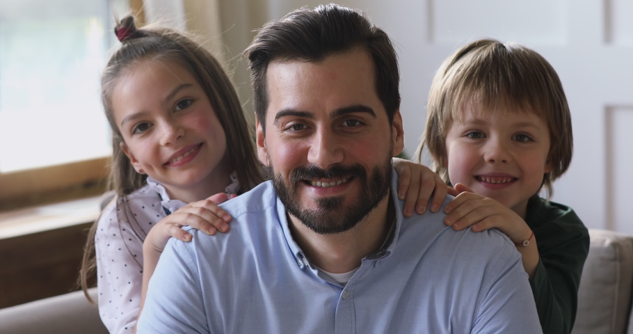 Cute Little Children Happy Single Young Stock Footage Video (100% ...