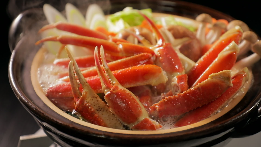 japanese style crab hot pot Stock Footage Video (100% Royalty-free ...