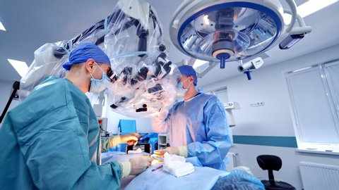 Medical Team Performing Operation Surgery Team Stock Footage Video (100 ...
