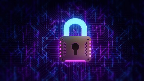 animation depicting concept cyber security 4k 库存影片视频（100% 免版税）29925637 ...