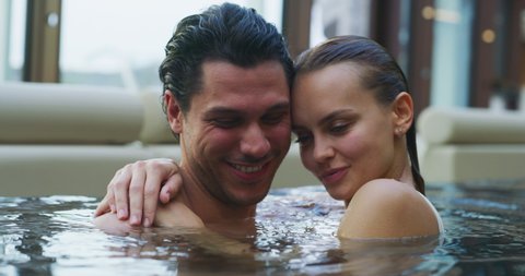 Couple swimming pool night Stock Video Footage - 4K and HD Video Clips ...