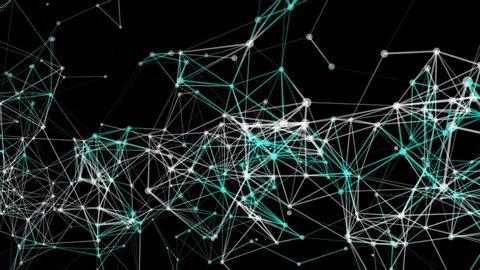 3d Animation Data Evolution Interacting Network Stock Footage Video ...