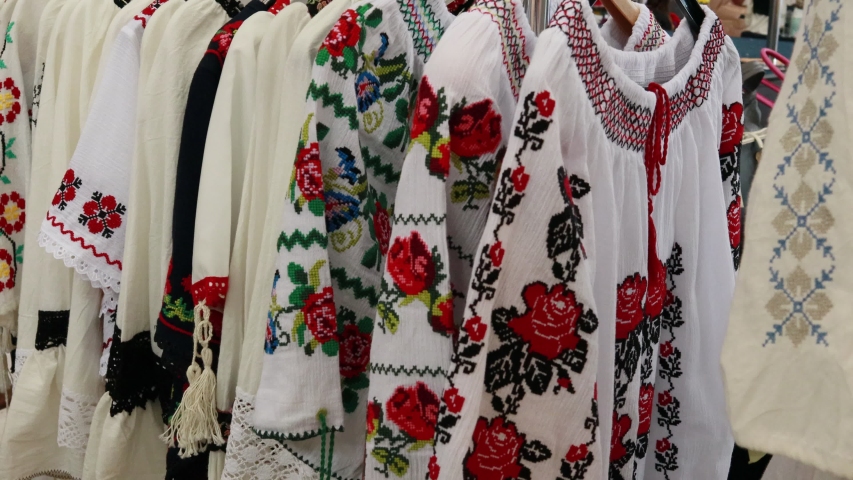 Traditional Romanian Clothing Stock Video Footage - 4K and HD Video ...