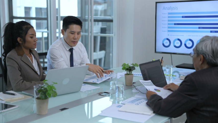 2 Three partners process chart Stock Video Footage - 4K and HD Video ...