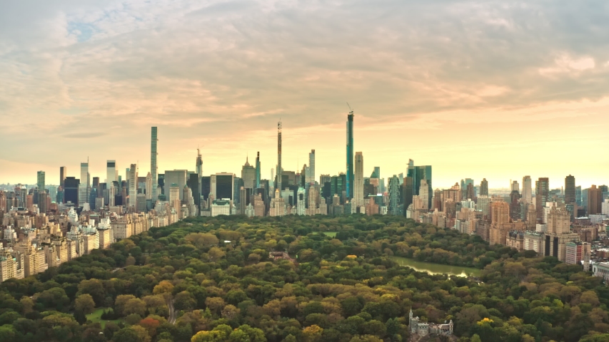 Lake Landscape with clouds in New York image - Free stock photo ...