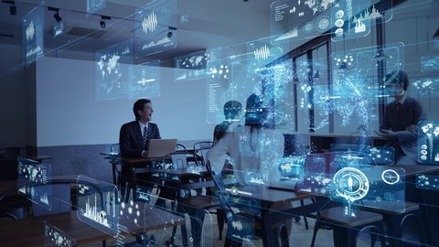 Business Technology Concept Smart Office Gui Stock Photo (Edit Now ...