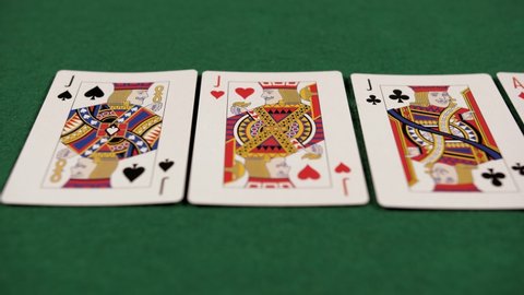 playing cards animation - dropping includes Stock Footage Video (100% ...